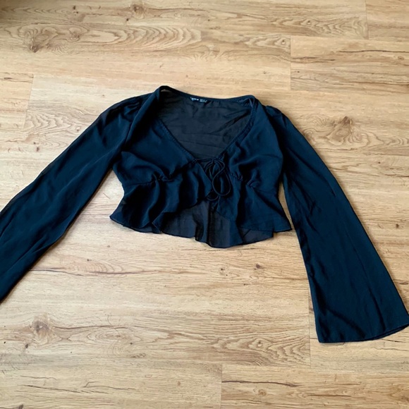Tops | Bell Bottom Crop Top | Poshmark